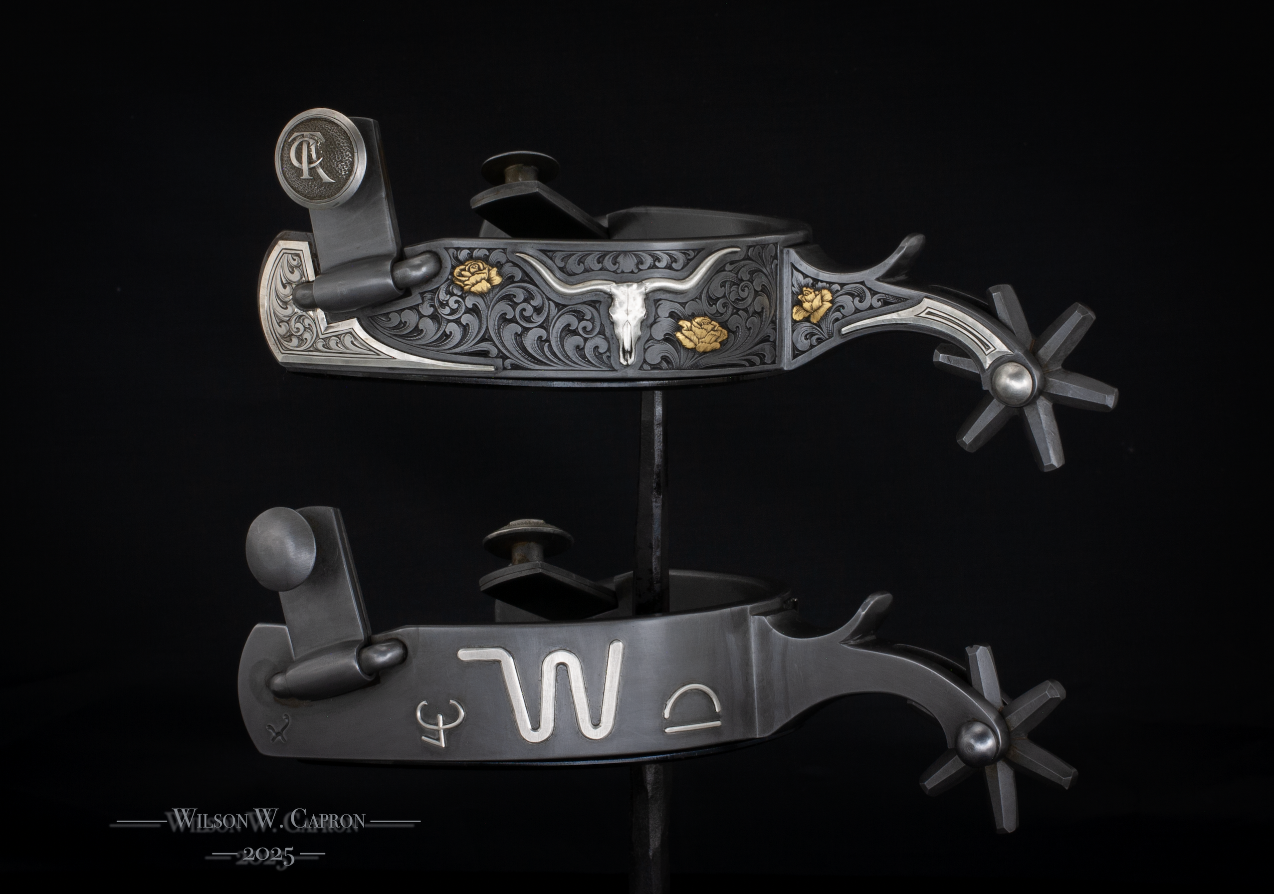TCAA 2025 Cattle Drive Spurs – Capron Bits & Spurs