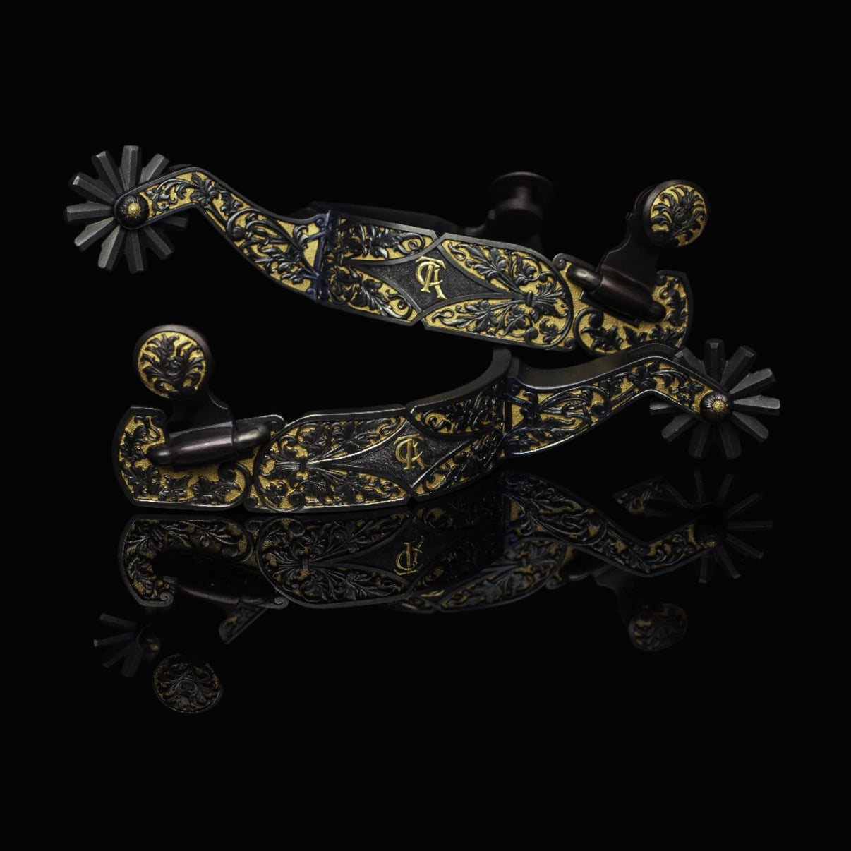 Heart of Gold Spurs – Capron Bits & Spurs